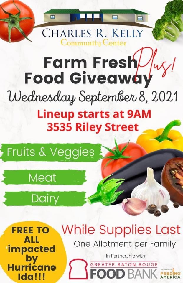 Farm Fresh Plus Food Giveaway! Located at the Charles R. Kelly ...