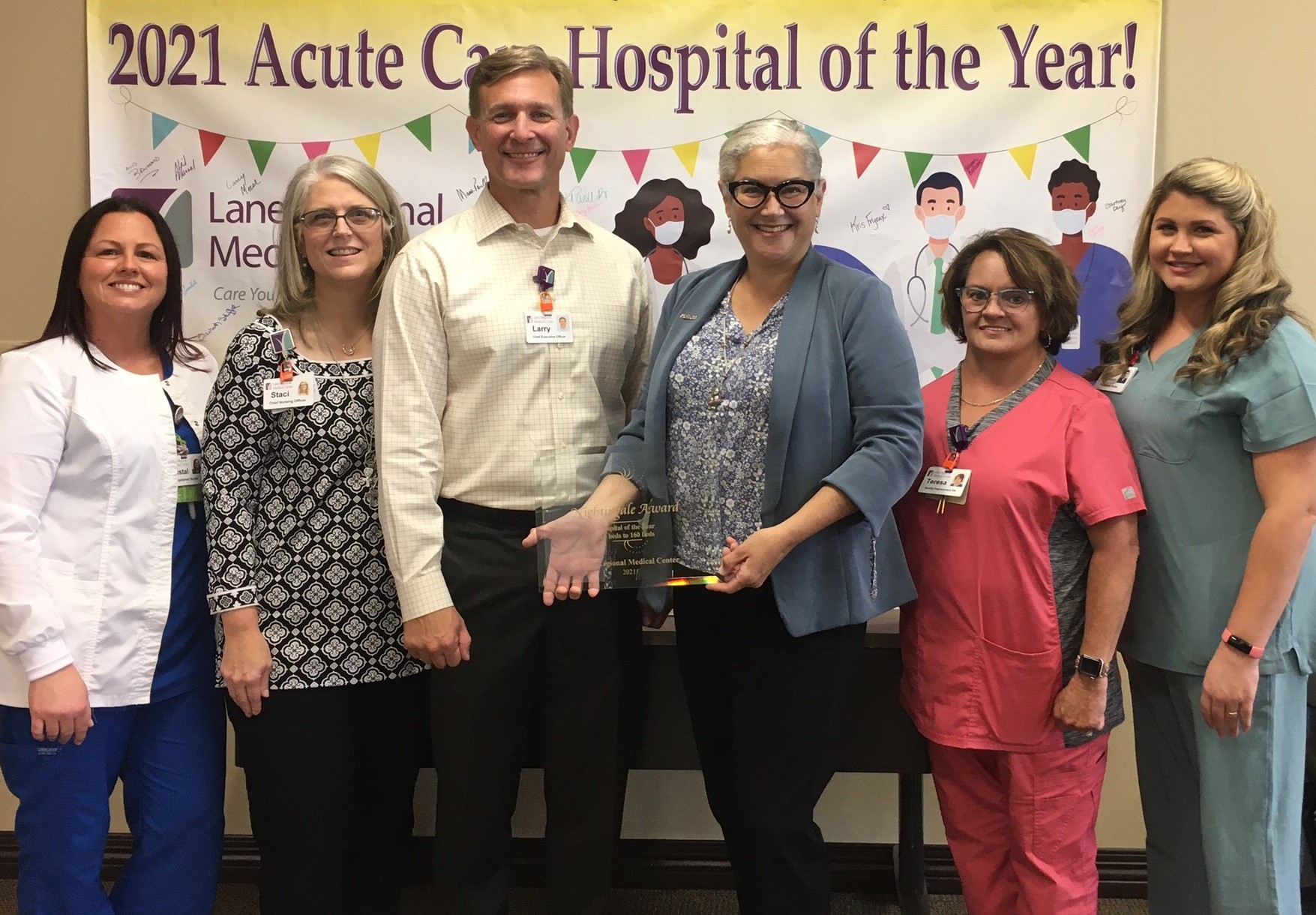 Lane Regional Medical Center Named 2021 Hospital of the Year!