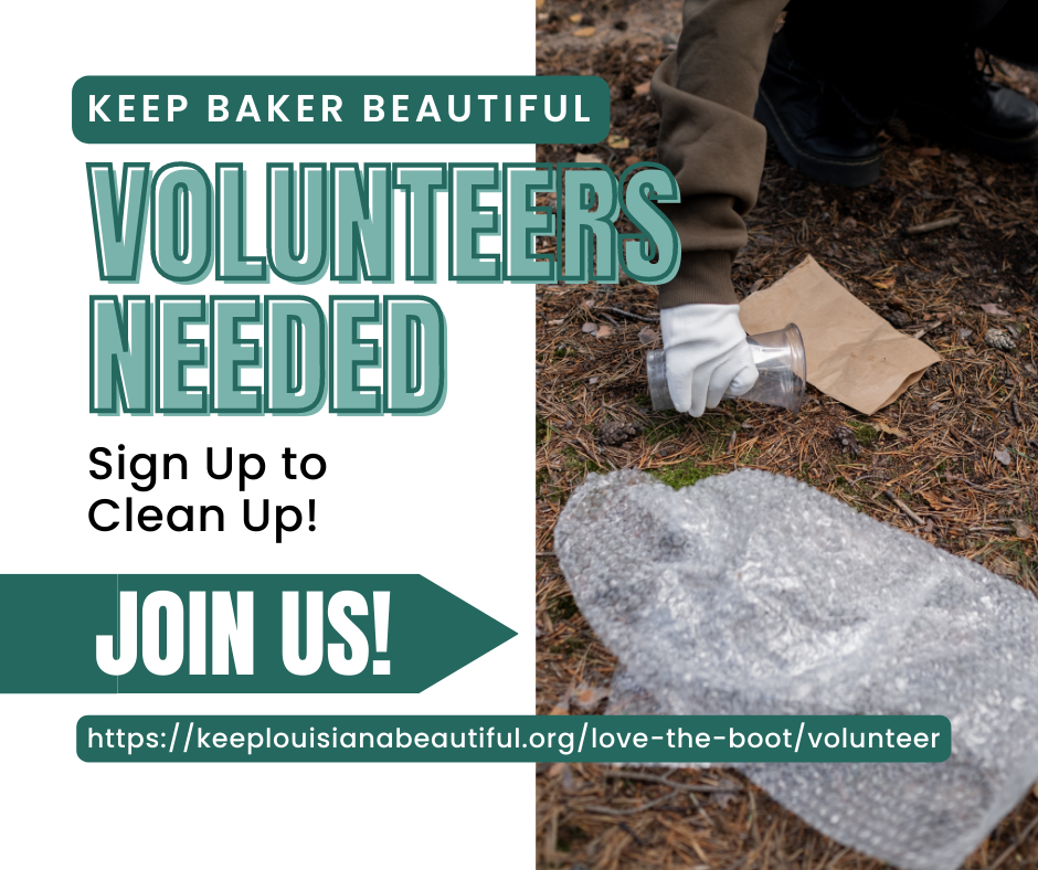 Sign Up to Clean Up! - Volunteers Needed! Help Keep Baker Beautiful by ...
