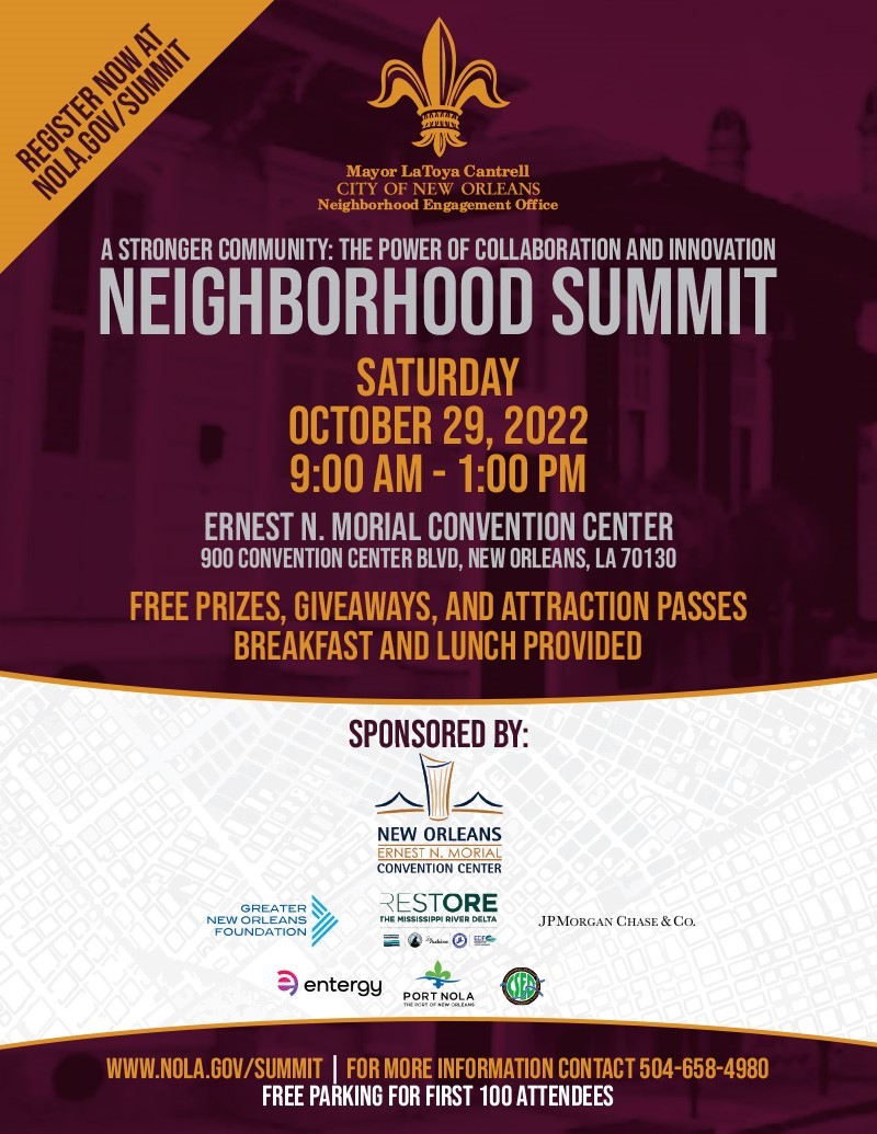 Last Week to Register for the 2022 Neighborhood Summit