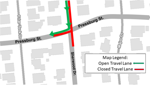 Traffic Advisory: Partial Intersection Closure at Sherwood Drive and ...