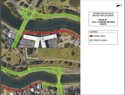 Traffic Advisory: Temporary Lane Closures on Moss Street