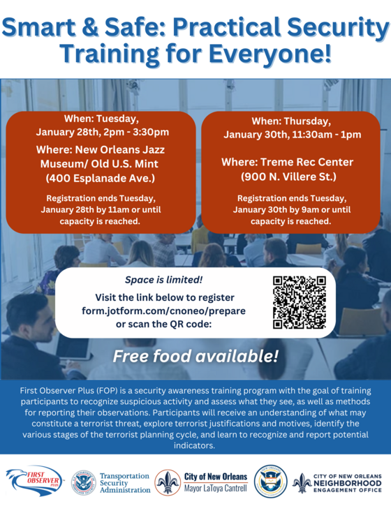 SIGN UP BEFORE SPACES FILL! Smart & Safe: Practical Security Training ...