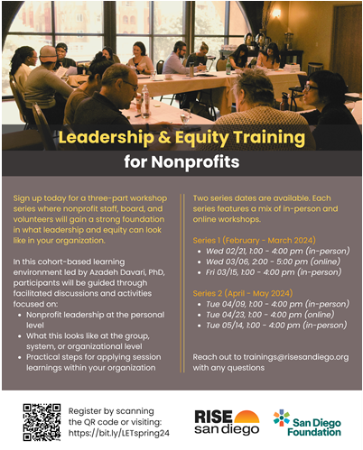 FREE Leadership & Equity Training for Nonprofits Presented by RISE San ...