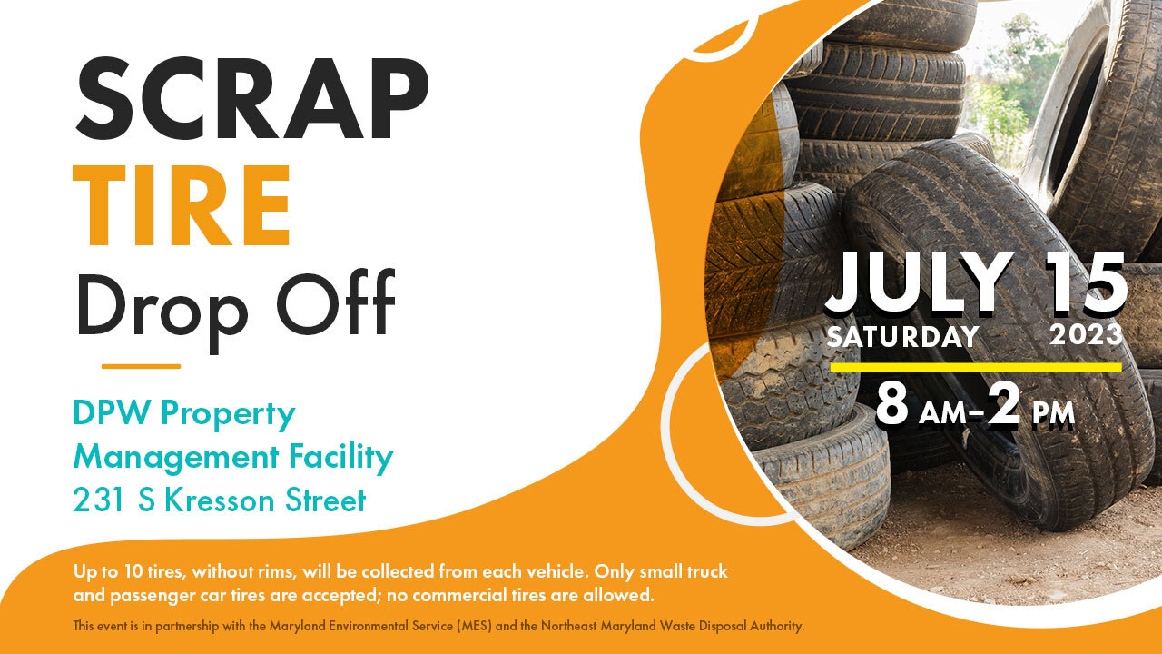Dispose of Old Tires at Residential Scrap Tire Drop-off Event, Saturday ...