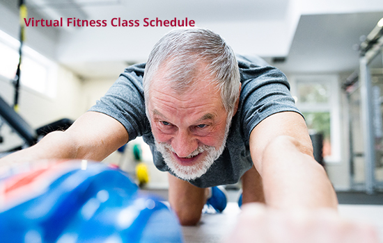 Updated Virtual Senior Fitness Class Schedule Now Available