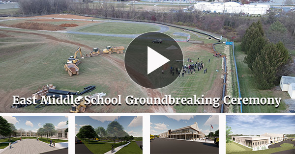 East Middle School Groundbreaking held on December 1, 2021