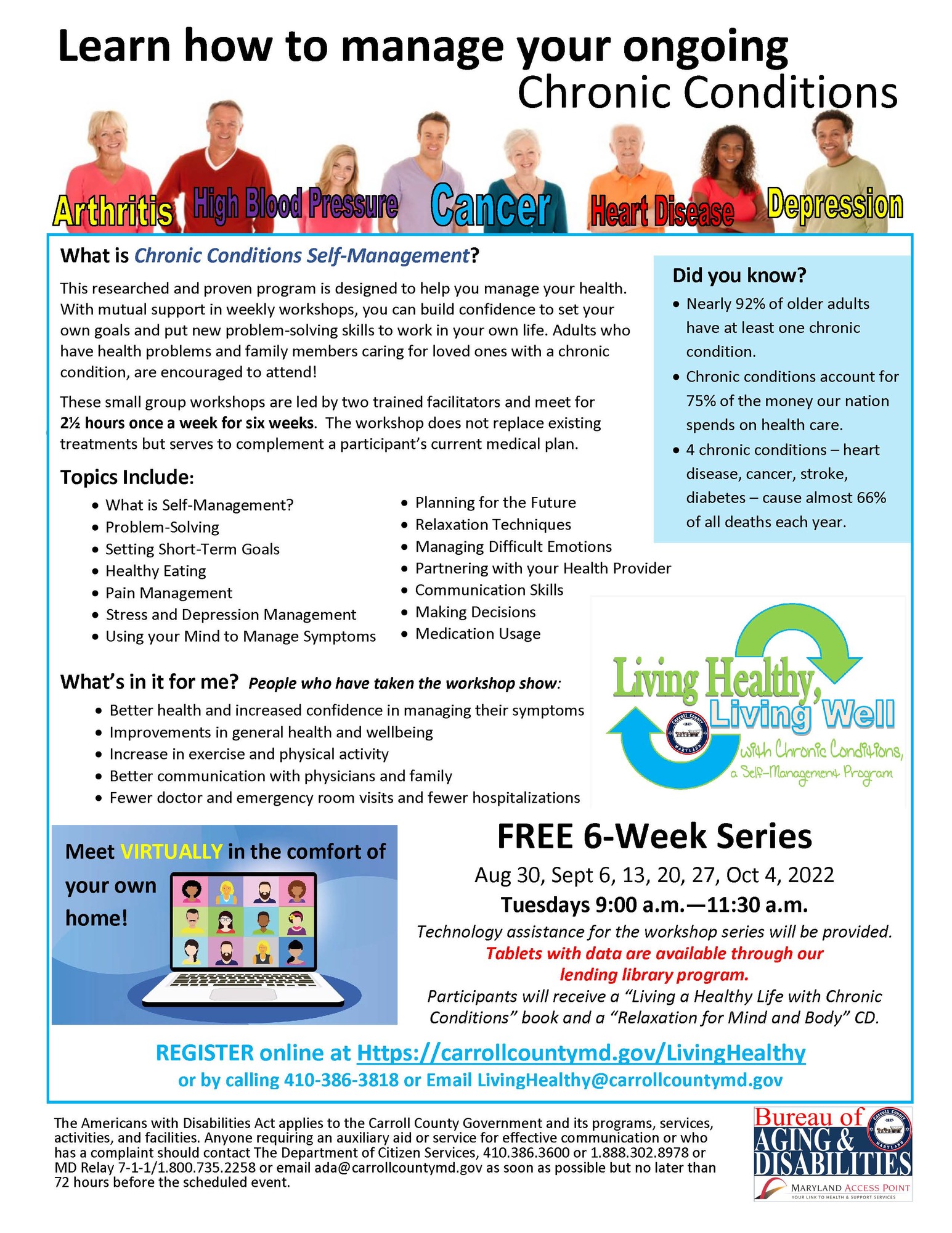 Learn how to manage your ongoing Chronic Conditions