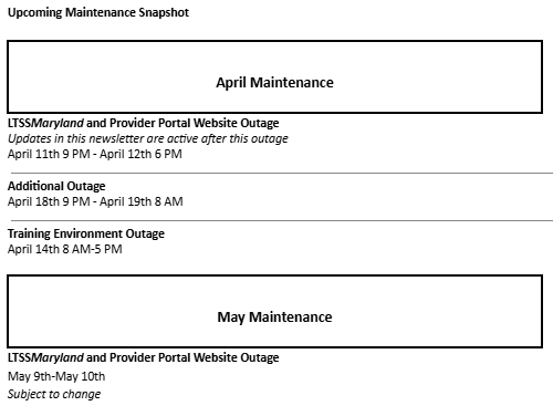 LTSSMaryland Monthly Spotlight - April 2025