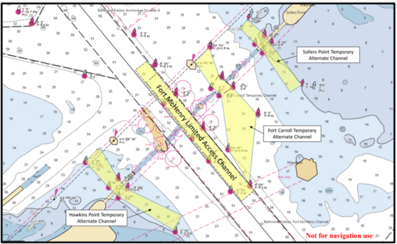 Key Bridge Recreational Vessel Channel - Update