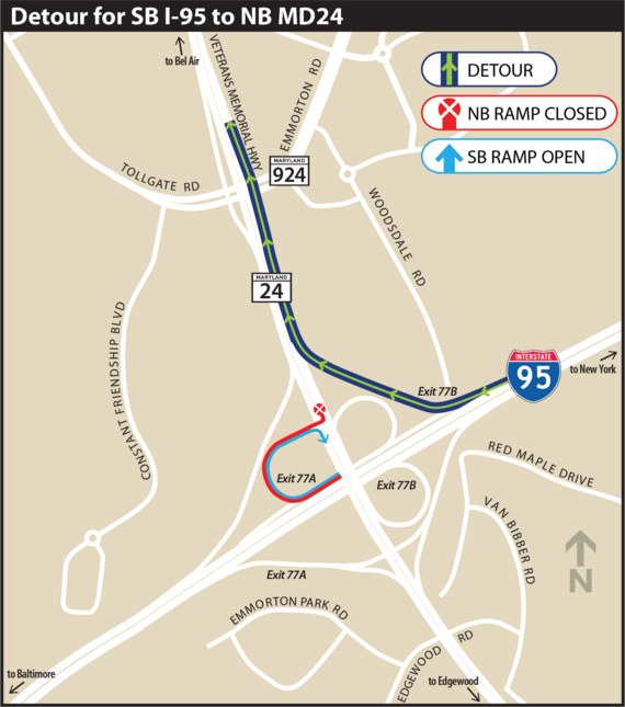 REVISED! Long-Term Partial Ramp Closure and Detour for Southbound I-95 ...