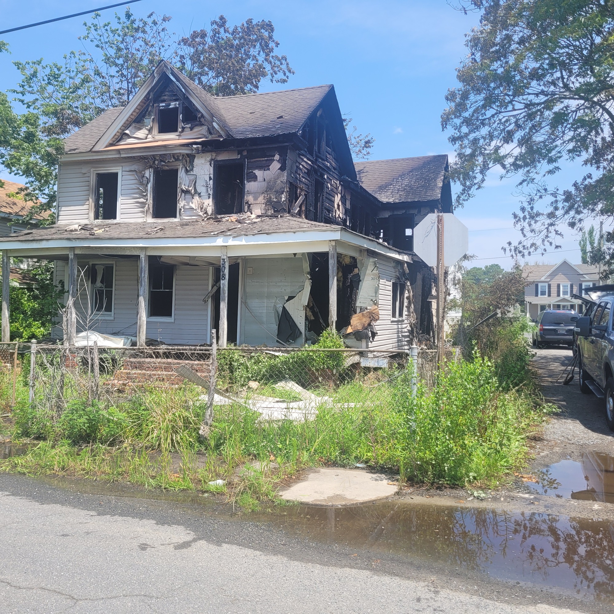 NR-7/3/23-Somerset-Incendiary Structure Fire-Locust Street, Crisfield