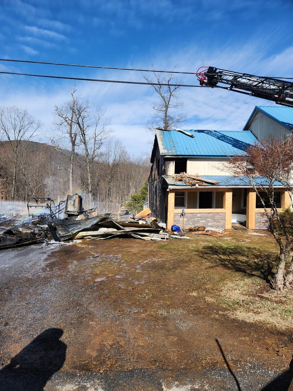 NOI 02/23/2025 Washington Garage Fire Under Investigation Dry Run Road