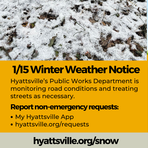 1/15 Winter Weather Notice
