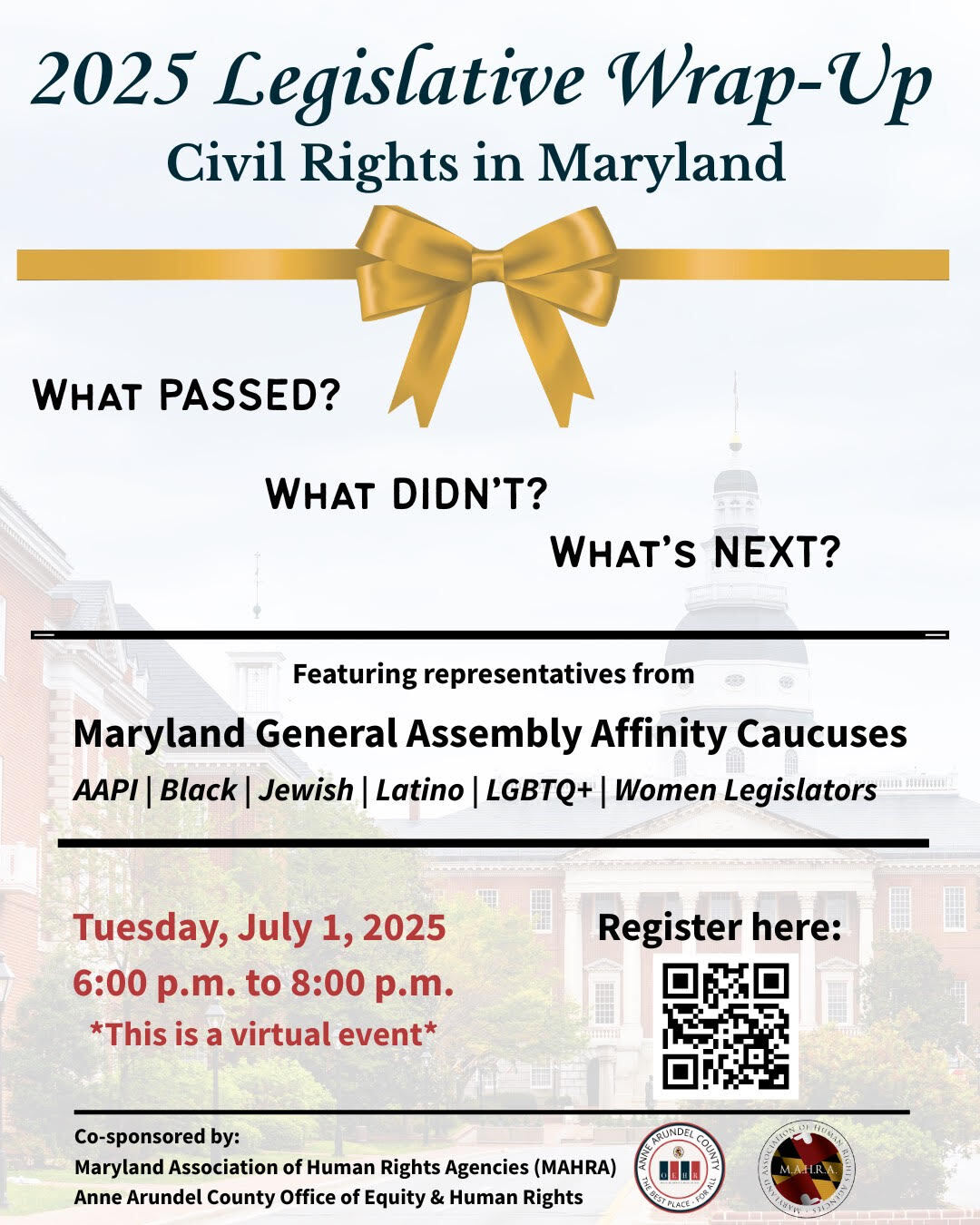2025 Legislative Wrap-Up - Join Us on July 1!