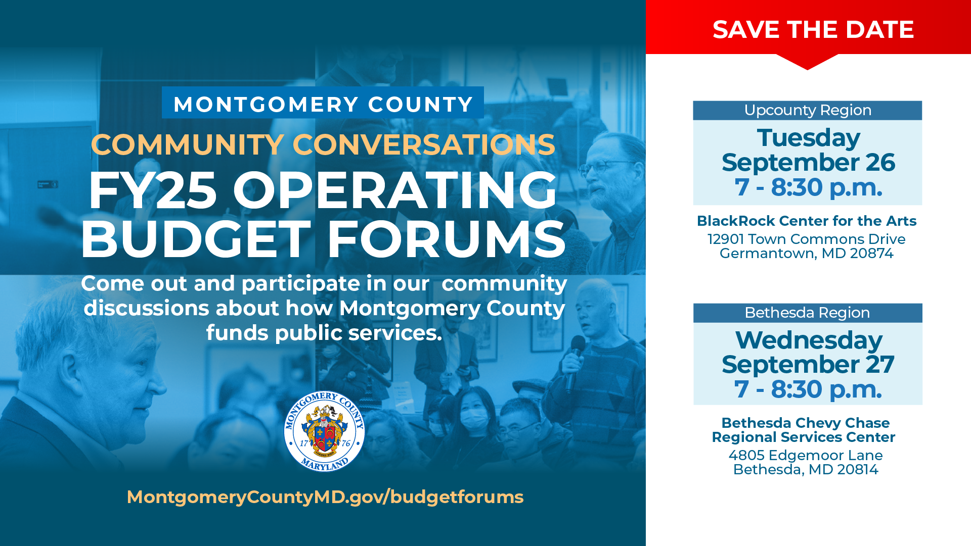 Montgomery County Executive Marc Elrich to Hold Next Series of ...