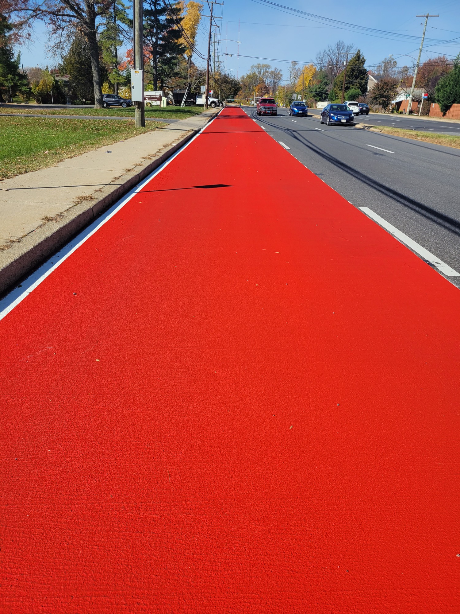 Montgomery County Department of Transportation Adds Dedicated Bus Lanes ...