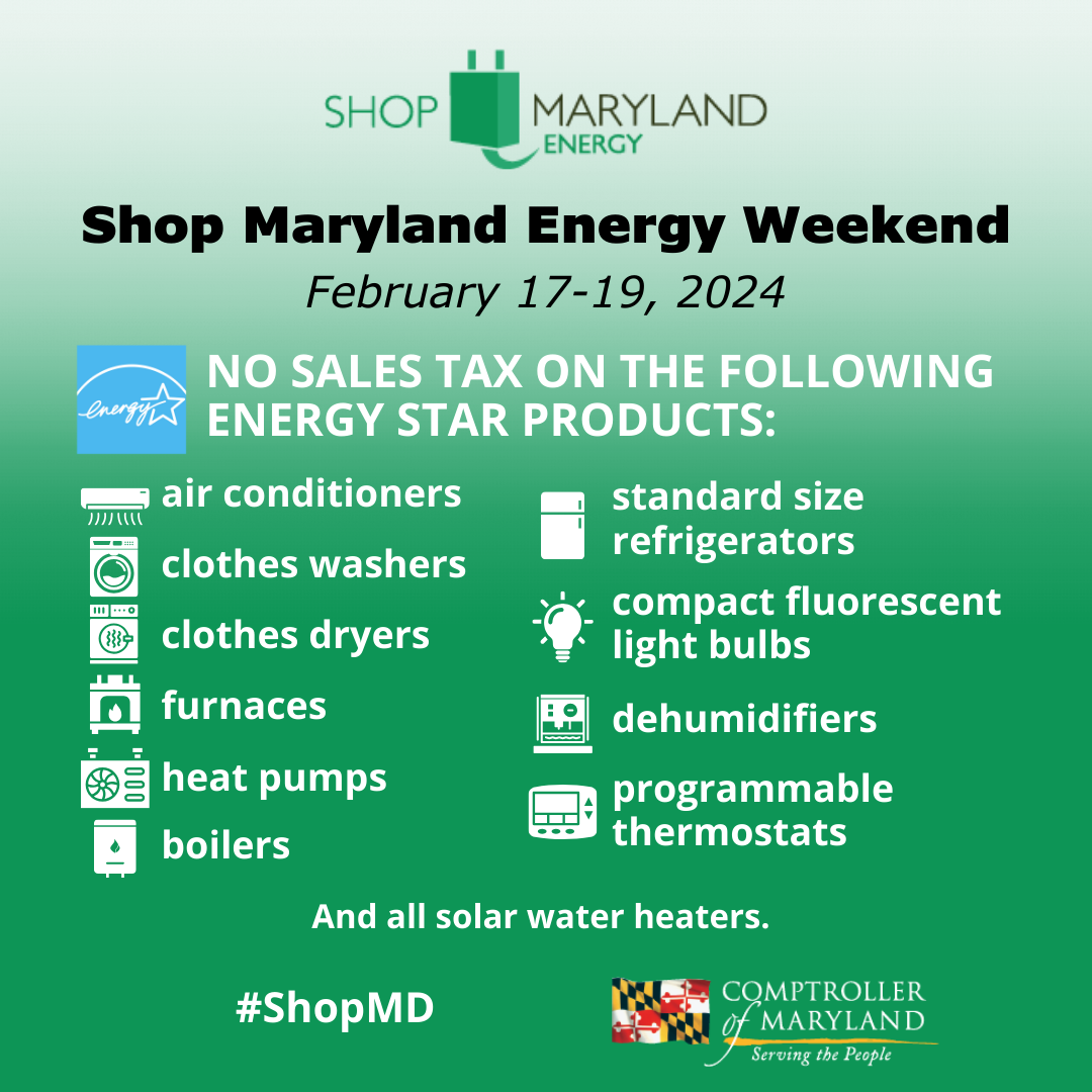 2024 Shop Maryland Energy Weekend