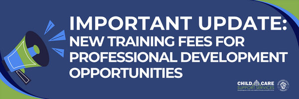 CCSS New Training Fee Structure Starting December 1