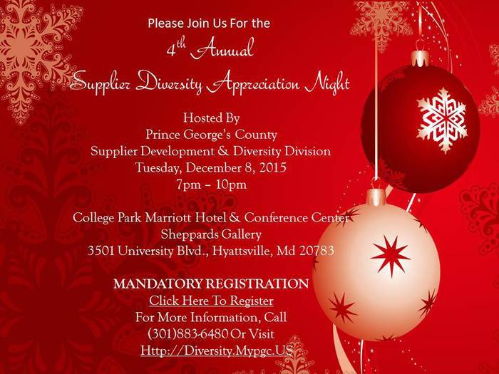 THE PULSE: Supplier Diversity Appreciation Night - December 8, 2015