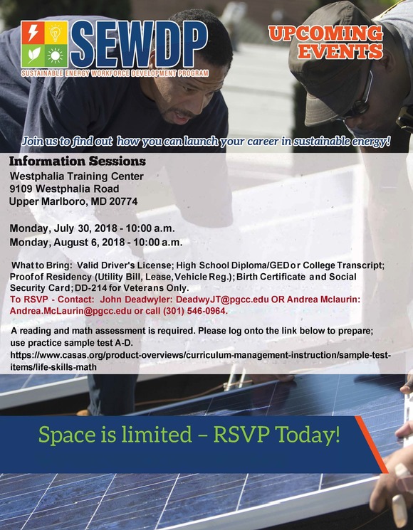 You're invited to Sustainable Energy Workforce Development Program ...
