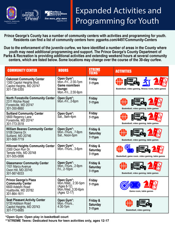 Juvenile Curfew Update