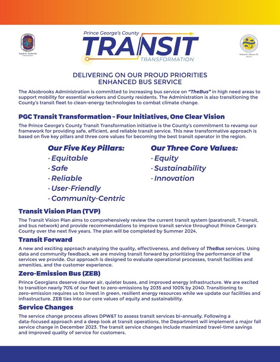 Delivering on our Proud Priorities