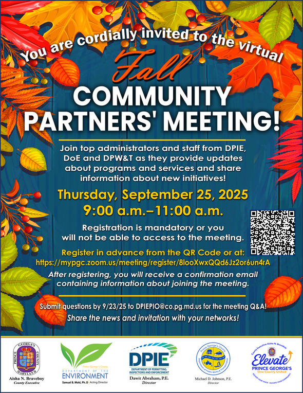 Under Construction Newsletter, Special Invitation, September 2025