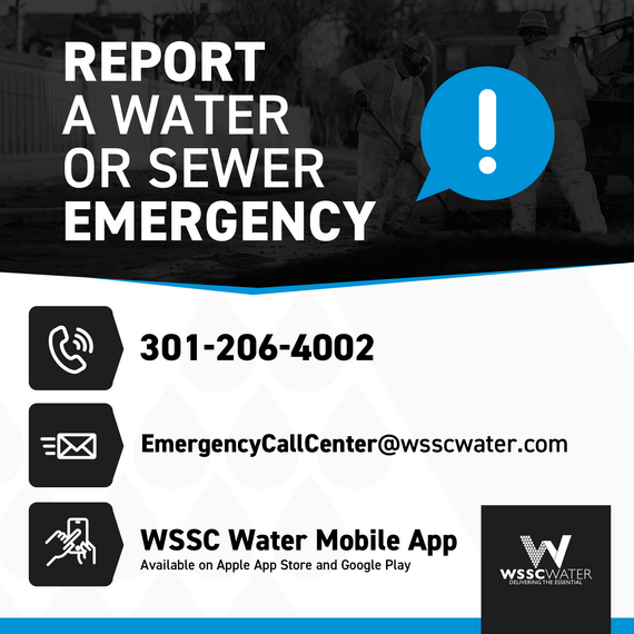 IMPORTANT: WSSC Water Essential Water Use Only Request