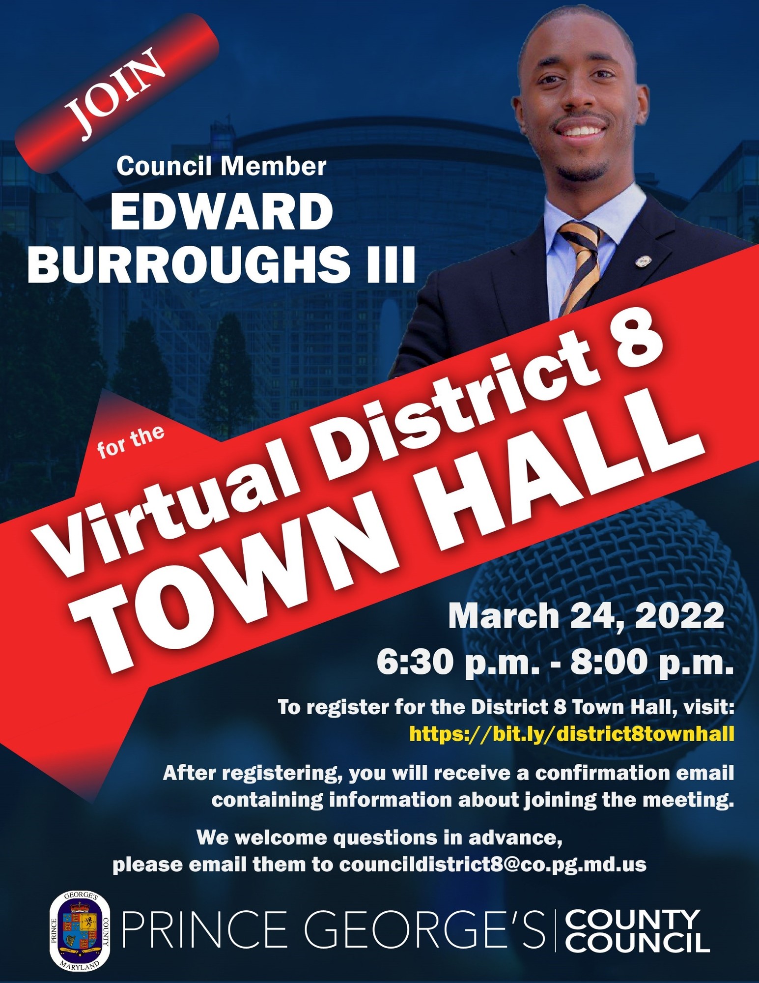 Still Time to Register for Tonight's District 8 Virtual Town Hall ...