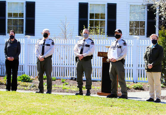 DACF Commissioner Amanda Beal Presents Maine Forest Ranger With Nation ...
