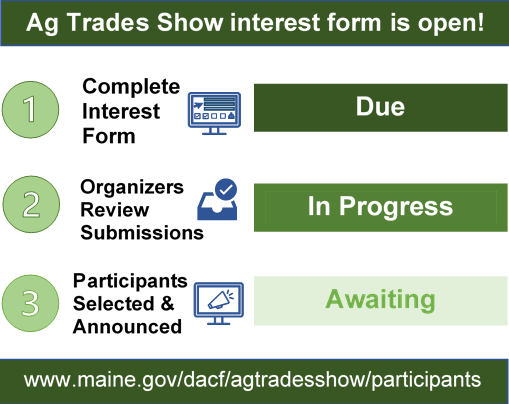 2025 Maine Agricultural Trades Show Interest Form Open! Apply Today!