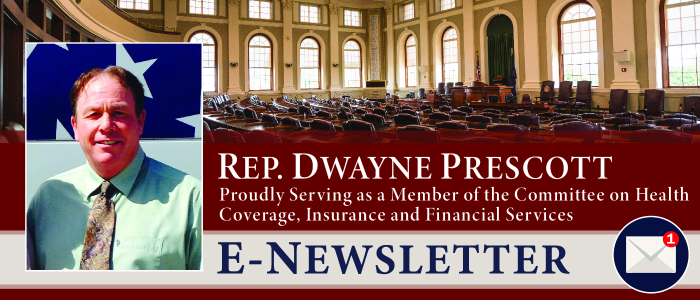 📝 E-Newsletter from Representative Dwayne Prescott