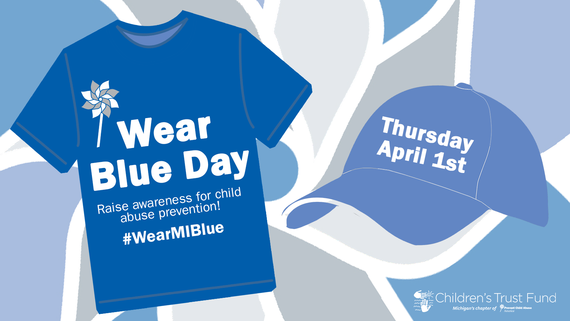 Wear Blue TODAY to support children in Michigan!