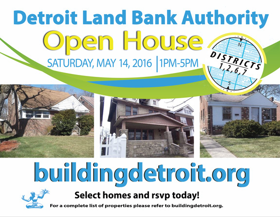 DLBA Open House - Saturday, May 14th - 1 to 5 p.m