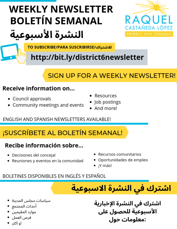 Nuevo boletín semanal en español!/New Spanish newsletter!