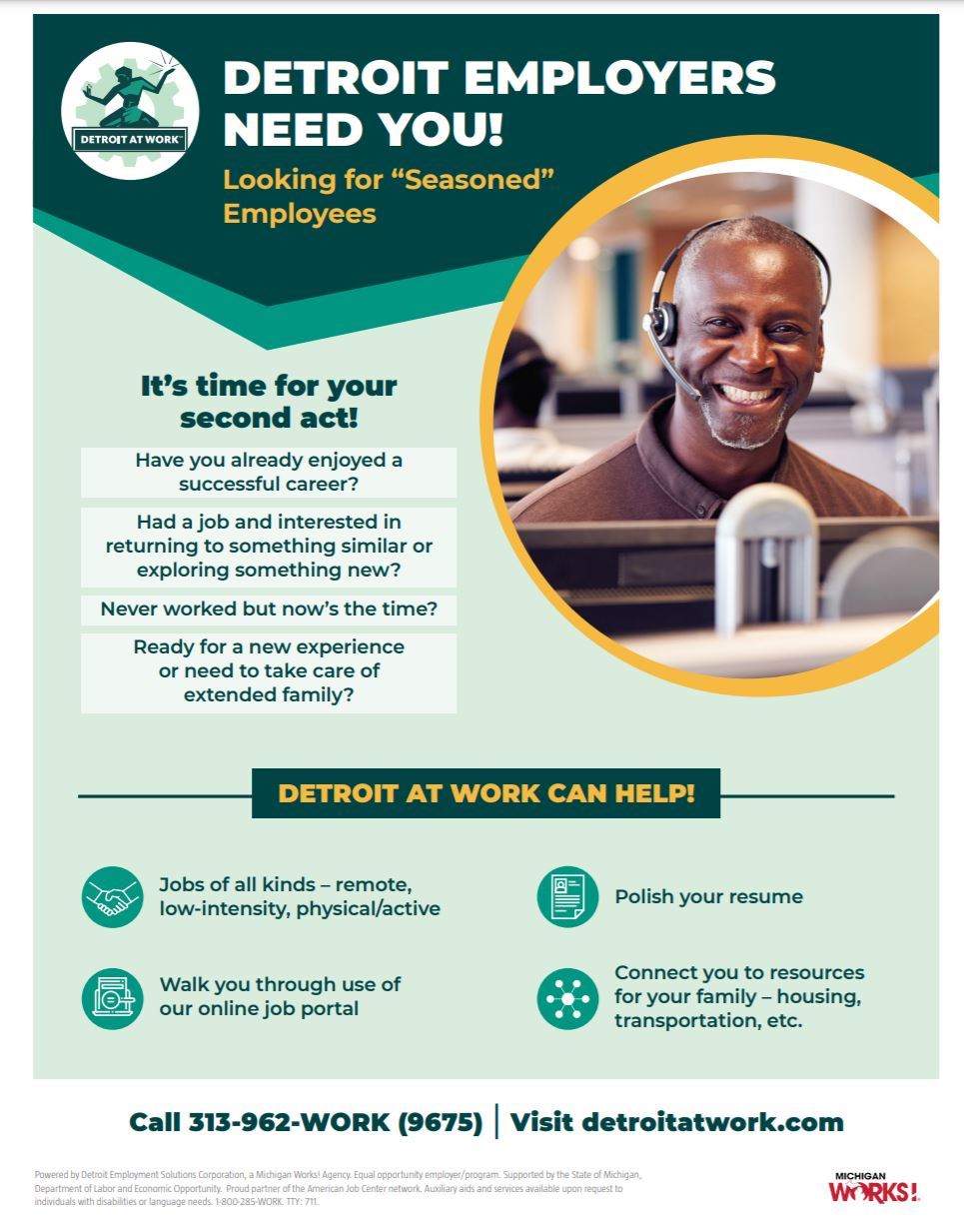 Detroit at Work: DETROIT EMPLOYERS NEED YOU!