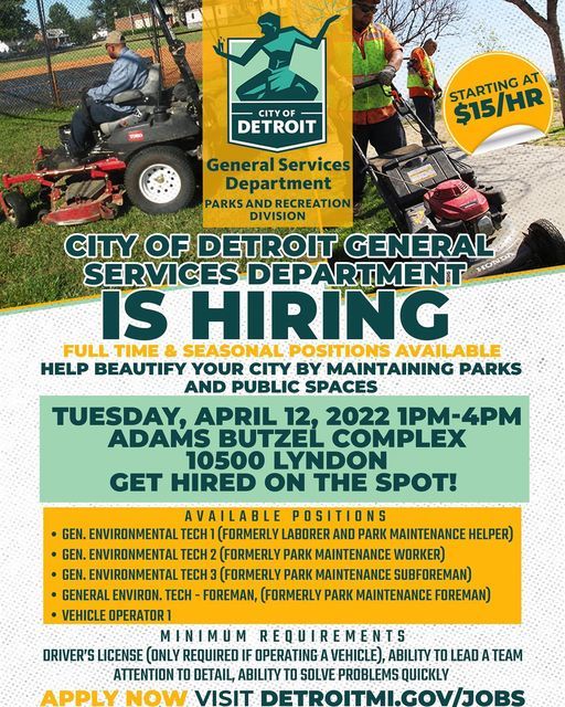 NOW HIRING