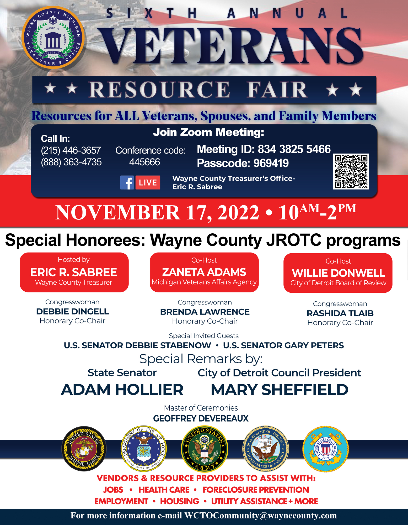 Council President Sheffield to Participate in Veterans Resource Fair on ...