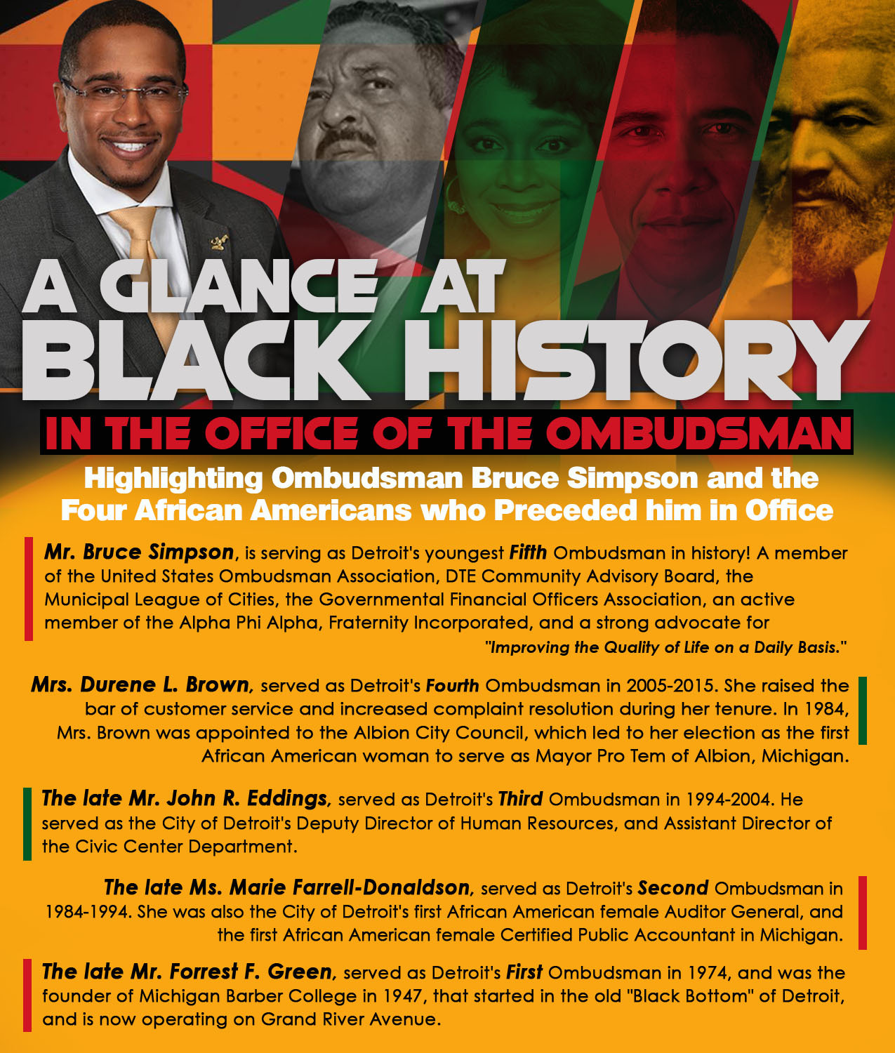 Take A Glance At Black History In The Office of the Ombudsman