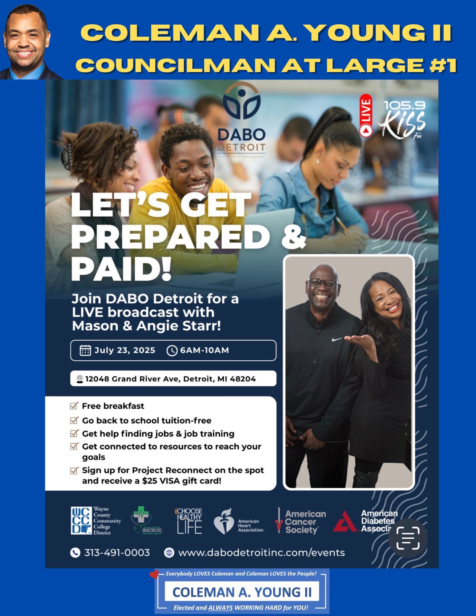 DABO Detroit Live Broadcast with Mason & Angie Starr