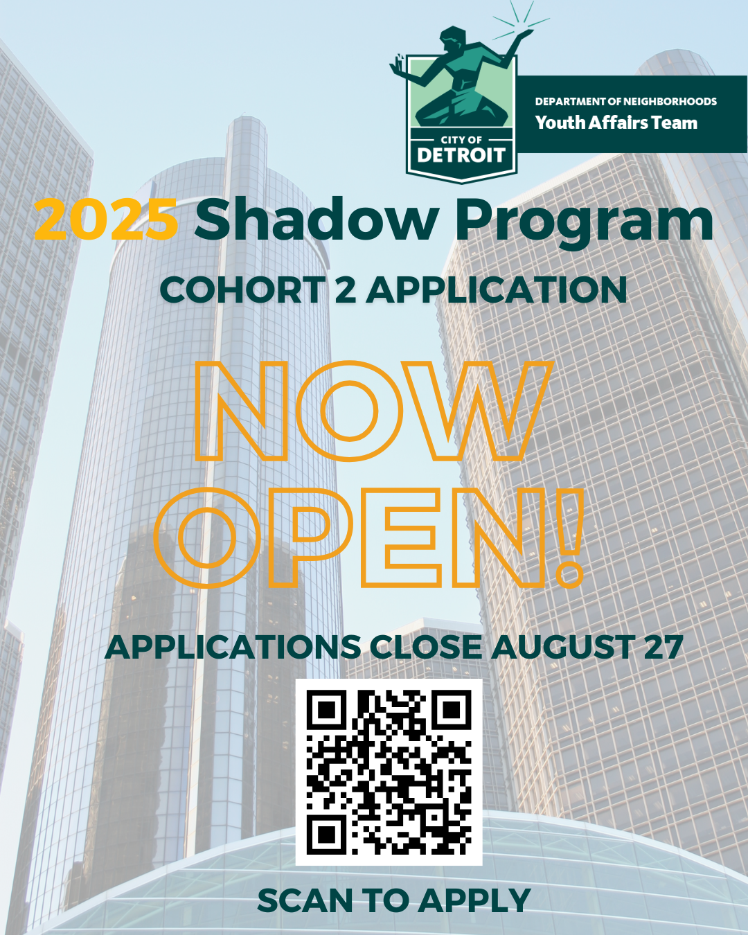 2025 Shadow Program COHORT 2 APPLICATION