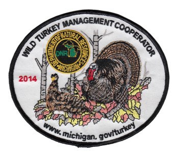 Celebrate your spring turkey hunting experience with cooperator patch