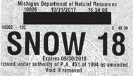 Purchase your snowmobile trail permit. And, be ready when the snow flies!