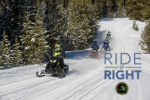 DNR snowmobile safety campaign encourages people to ‘Ride Right’