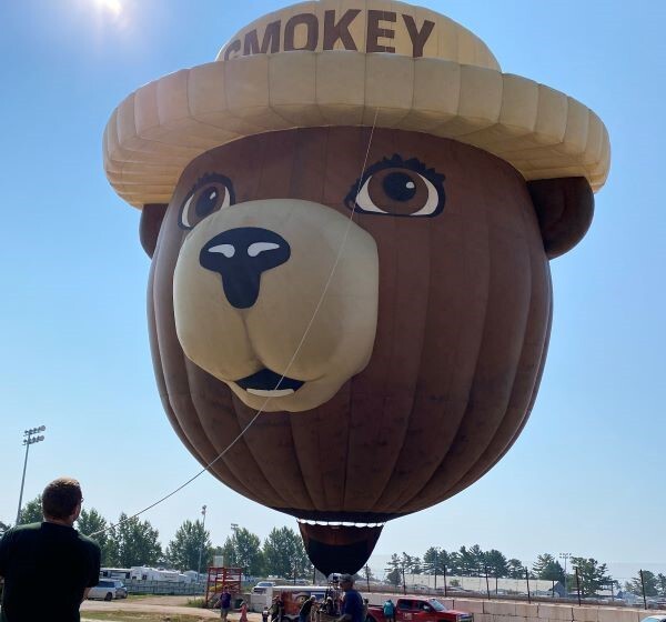 Smokey Bear hot air balloon will lift off at Cherry Festival this week