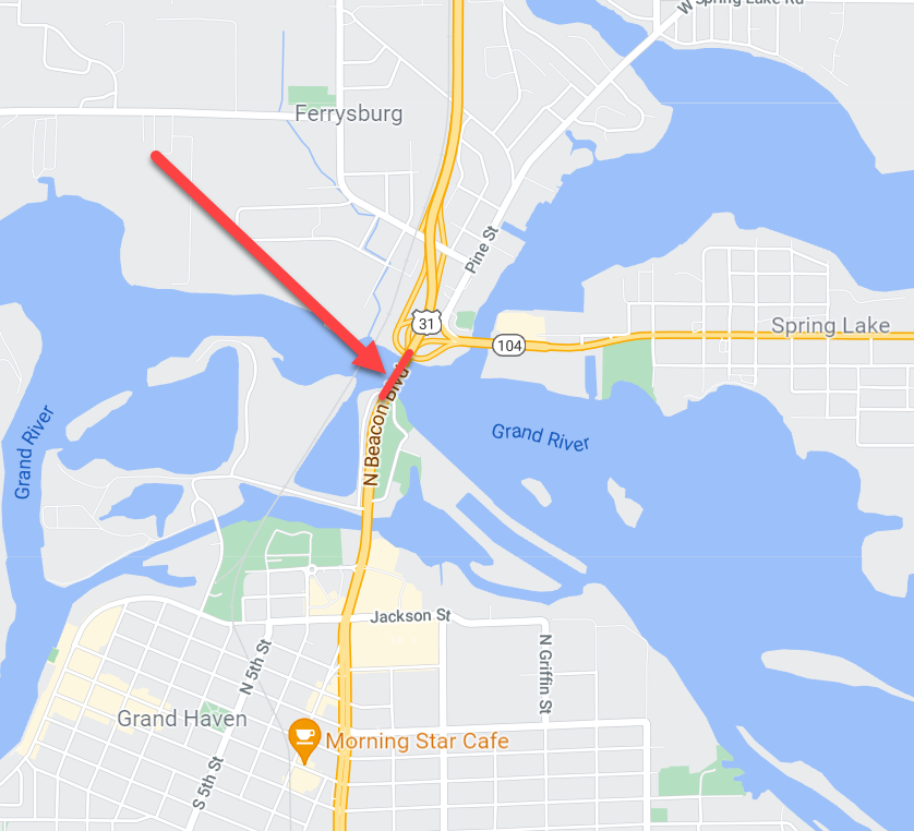Update- Lane & ramp closure: SB US-31, Ottawa County, October 27