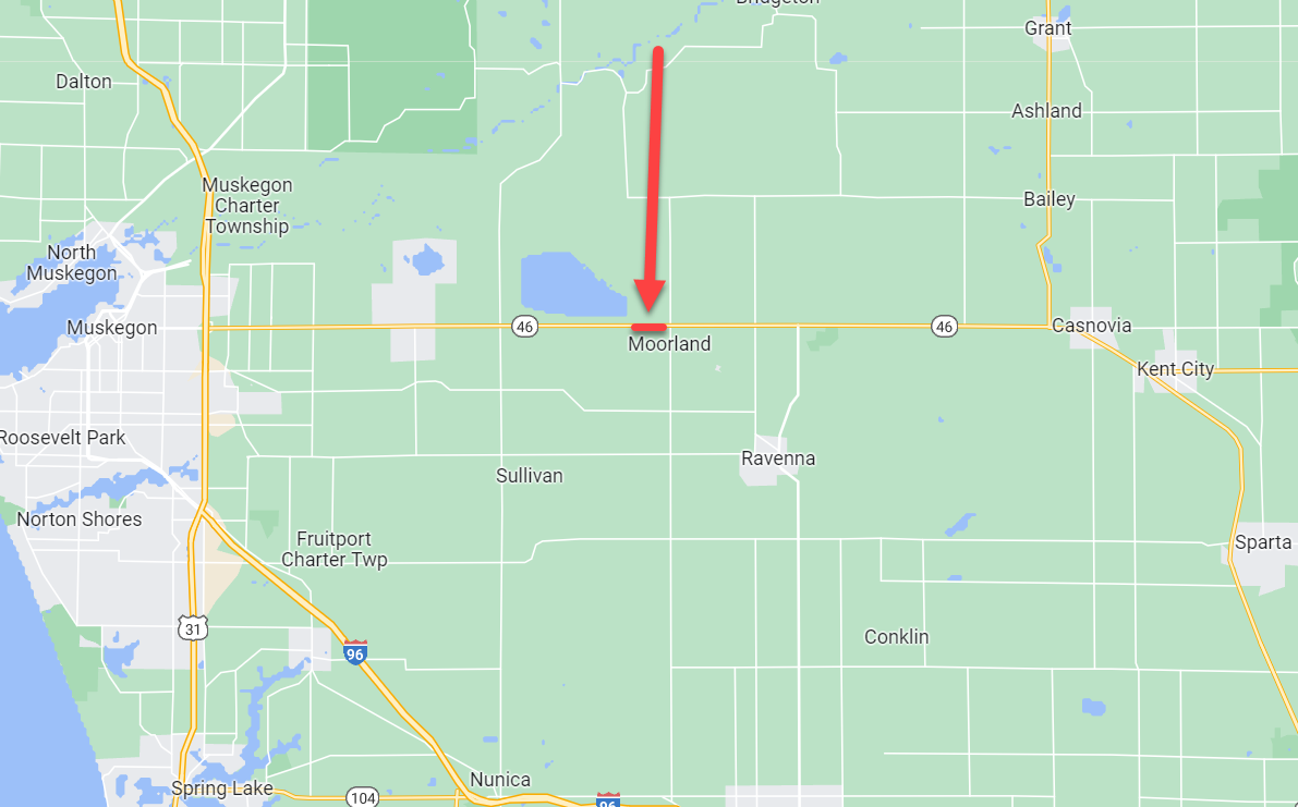 Lane closures: M-46 (Apple Ave), Muskegon County, August 8 - November 15