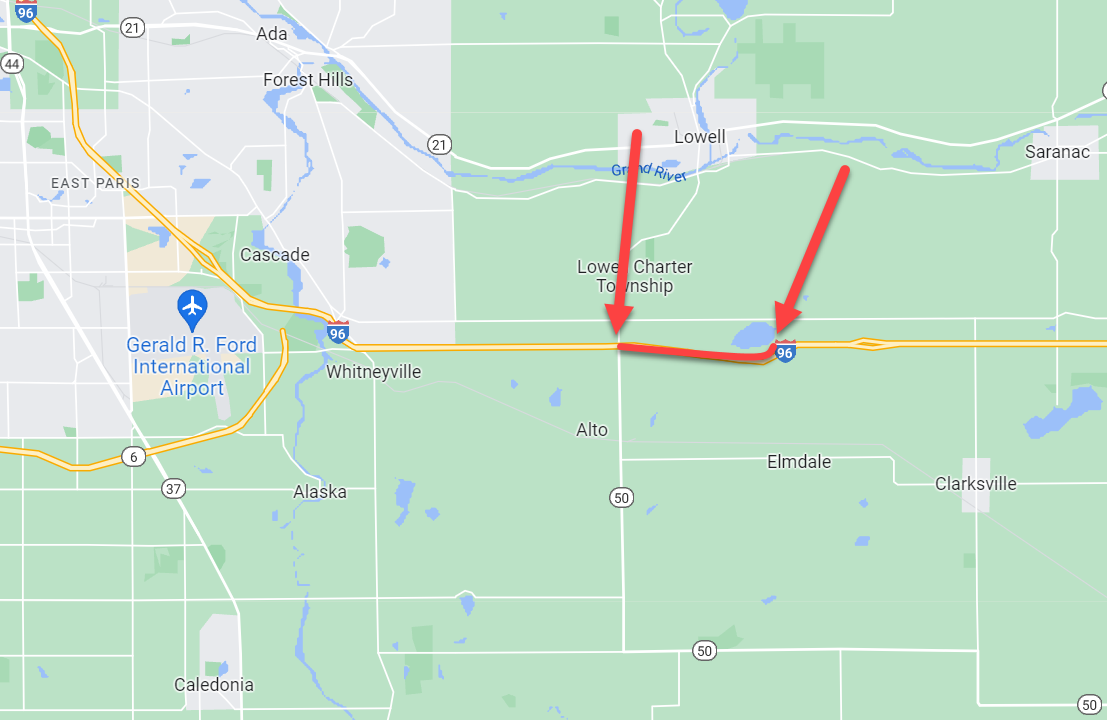 Lane closures: WB I-96, Kent County, November 7