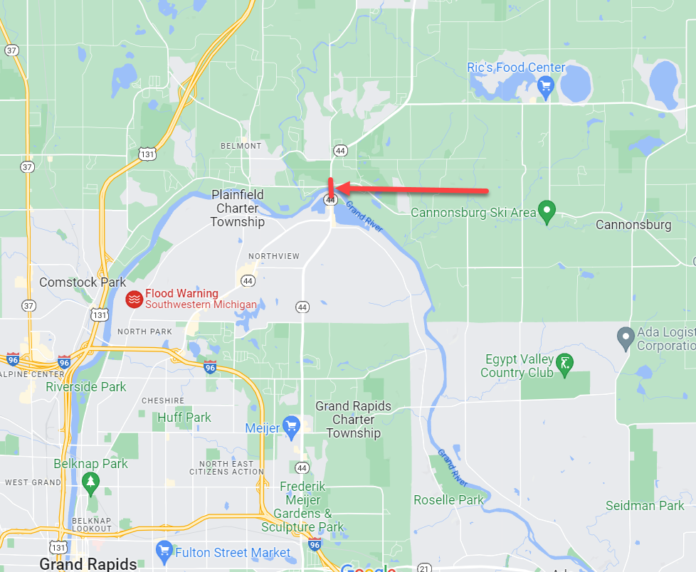 Lane closures: NB M-44 (Northland Drive), Grand Rapids, April 11